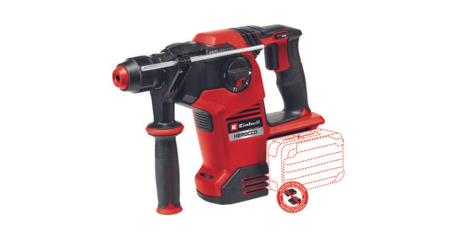 Einhell Herocco 36/28 solo akkus fúrókalapács 3,2 J ütőerővel akku és töltő nélkül (4513950) - A ...